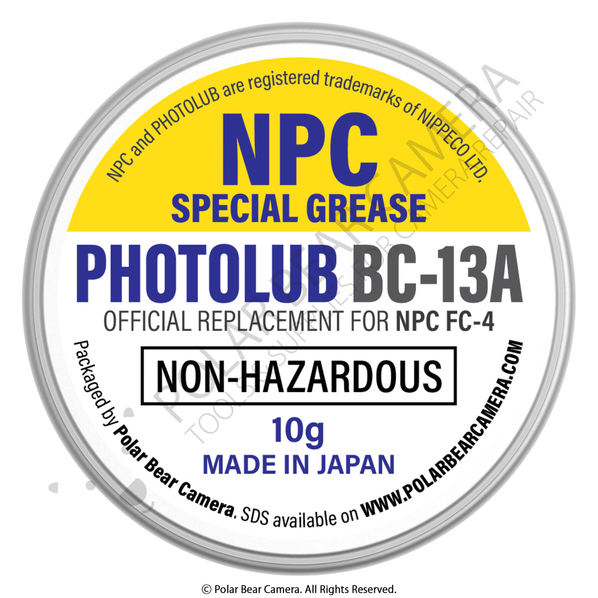 NPC PHOTOLUB BC-13A / FC-4 Camera Lenses Lubricating Grease Nikon Cano – Polar Bear Camera